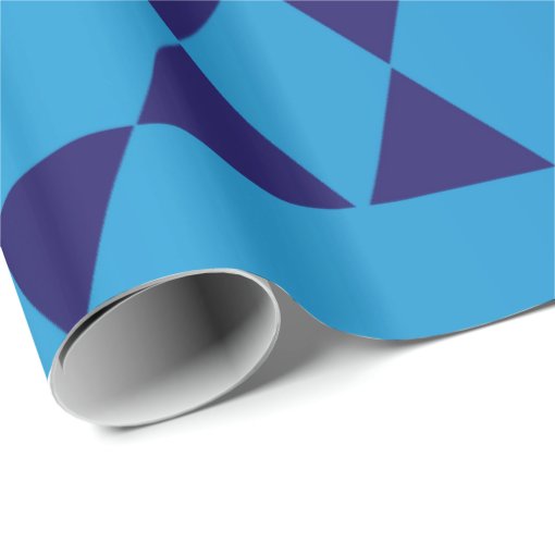 Giant Blue Jewish Stars Wrapping Paper | Zazzle