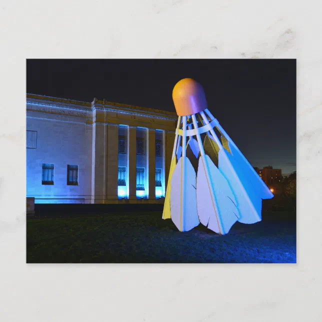 Giant Blue Shuttlecock, Kansas City, Missouri Postcard | Zazzle