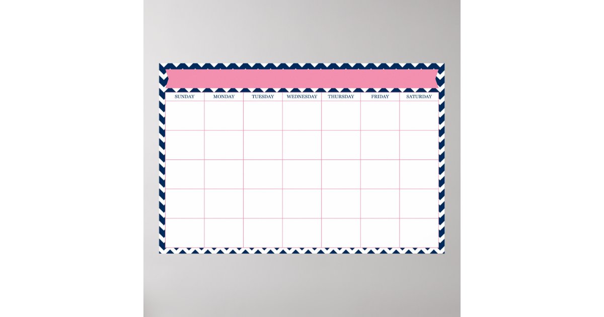 Giant Calendar Poster | Zazzle