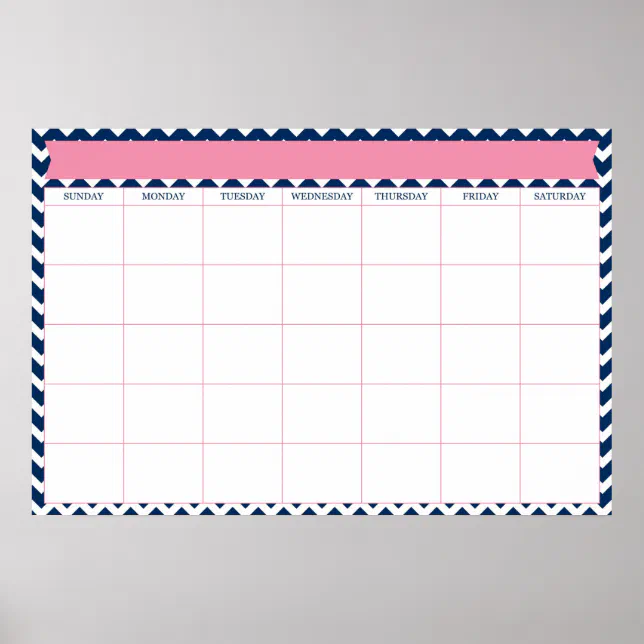 Giant Calendar Poster | Zazzle