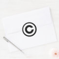 Giant Copyright Symbol Stickers | Zazzle
