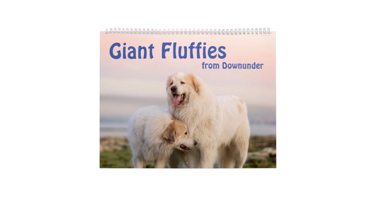 Giant Fluffies Calendar | Zazzle