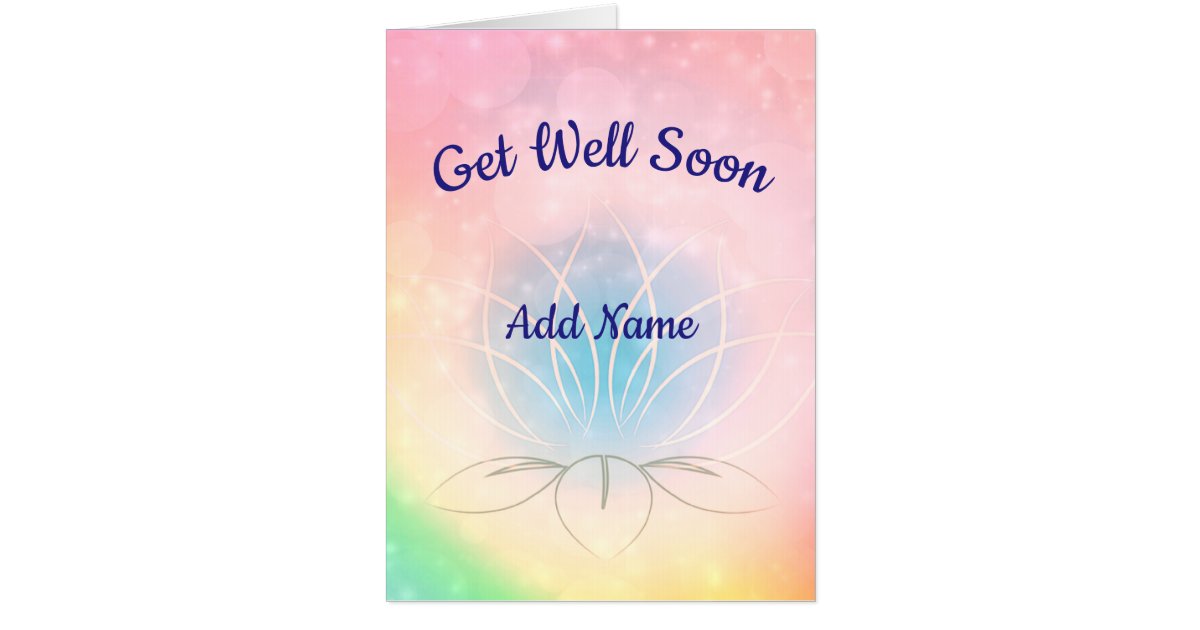 Giant Get Well Soon Card | Zazzle