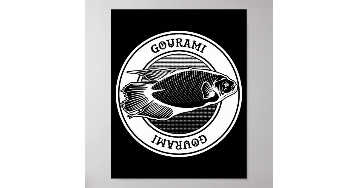 Giant Gourami Monster Fish Keepers Poster | Zazzle