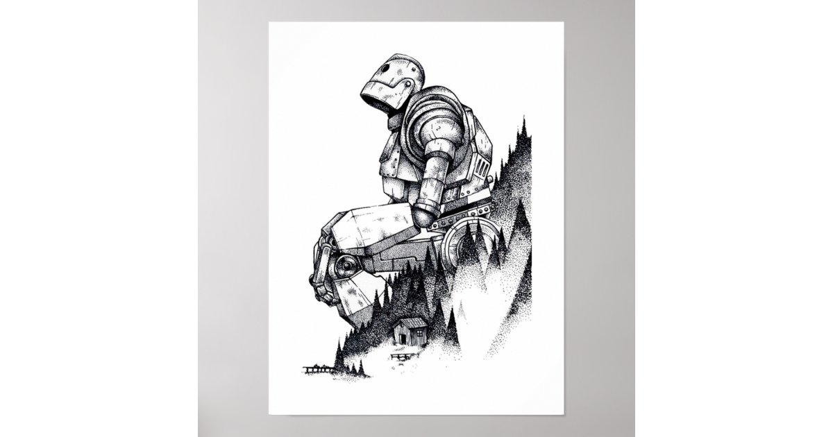 Giant Iron Poster | Zazzle