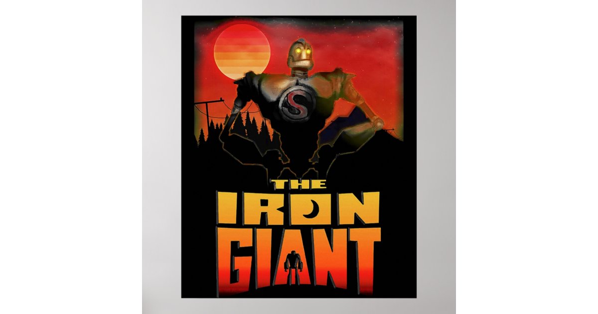 Giant iron poster | Zazzle