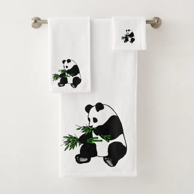 Giant Panda Bath Towel Set | Zazzle