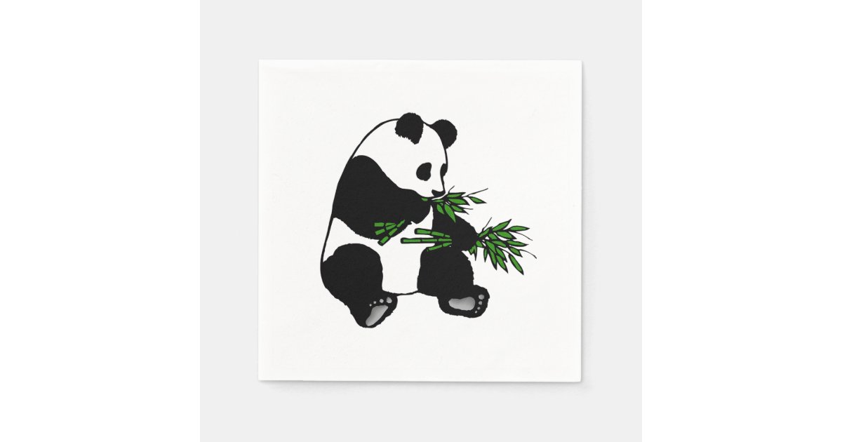 Giant Panda Napkins | Zazzle