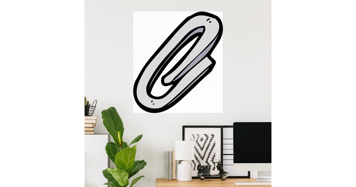 Giant Paperclip Poster | Zazzle