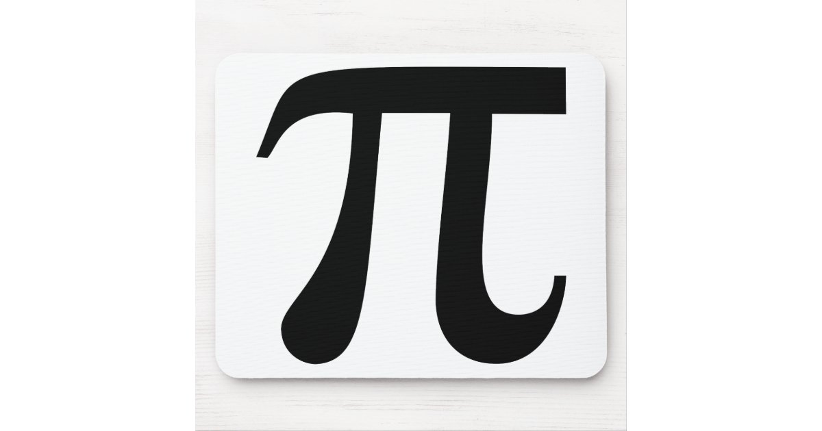 Giant "Pi" Symbol Mouse Pad | Zazzle