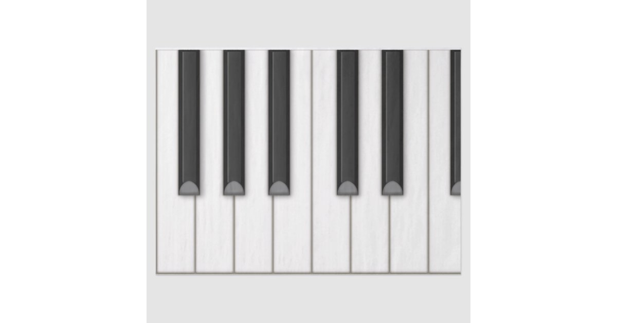 Giant Piano Keyboard Crafts & Decoupage Tissue Tissue Paper | Zazzle