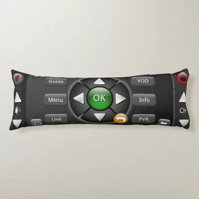 Giant Realistic Universal Remote Control Funny Body Pillow | Zazzle