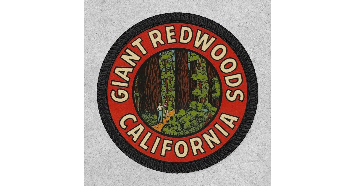 Giant Redwoods, California Patch | Zazzle