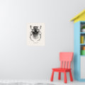Giant Sacred Scarab - Scarabaeus sacer Poster | Zazzle