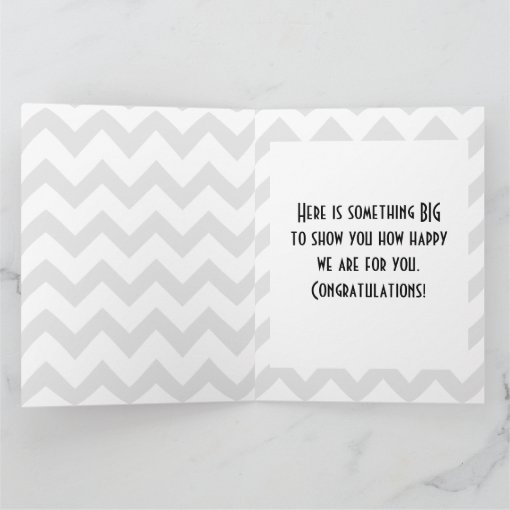 Giant Smiling Congratulations Big Greeeting Card | Zazzle