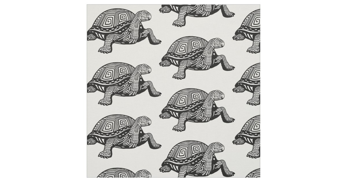 Giant tortoise fabric | Zazzle