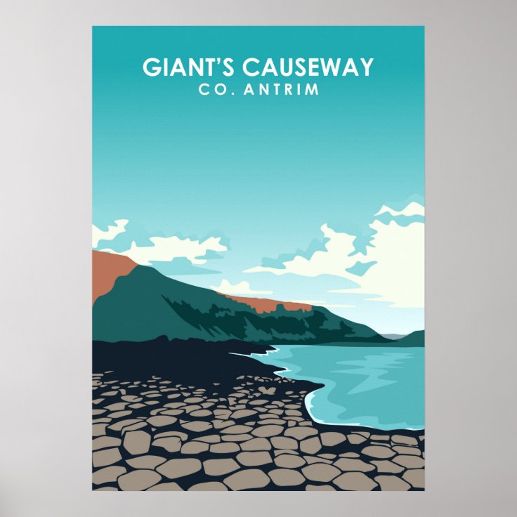 Giant's Causeway Ireland Poster | Zazzle