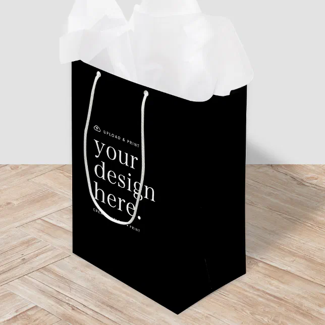 Gift Bag Your Design Upload | Zazzle