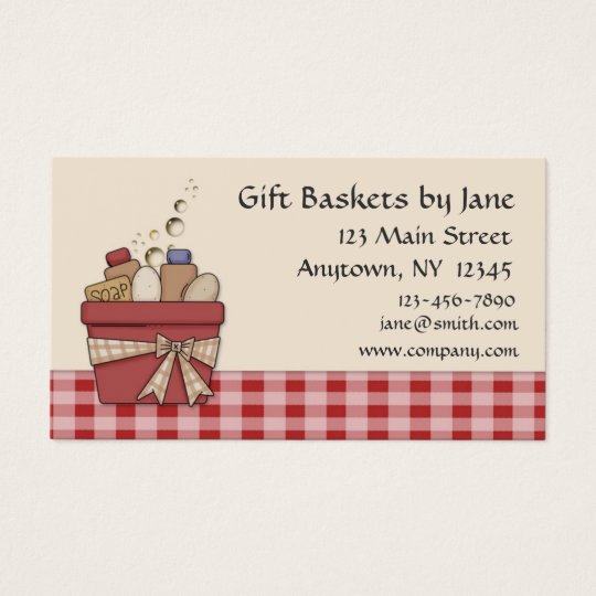 Gift Basket Business Card | Zazzle.com