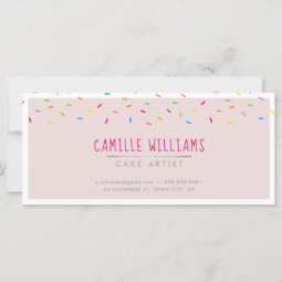 GIFT CERTIFICATE cute fun colorful sprinkles party | Zazzle