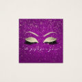 Gift Certificate Gold Glitter Lashes Pink Makeup | Zazzle