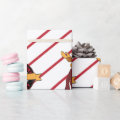 Gift from Santa for Kids Rudolph Cartoon Wrapping Paper | Zazzle