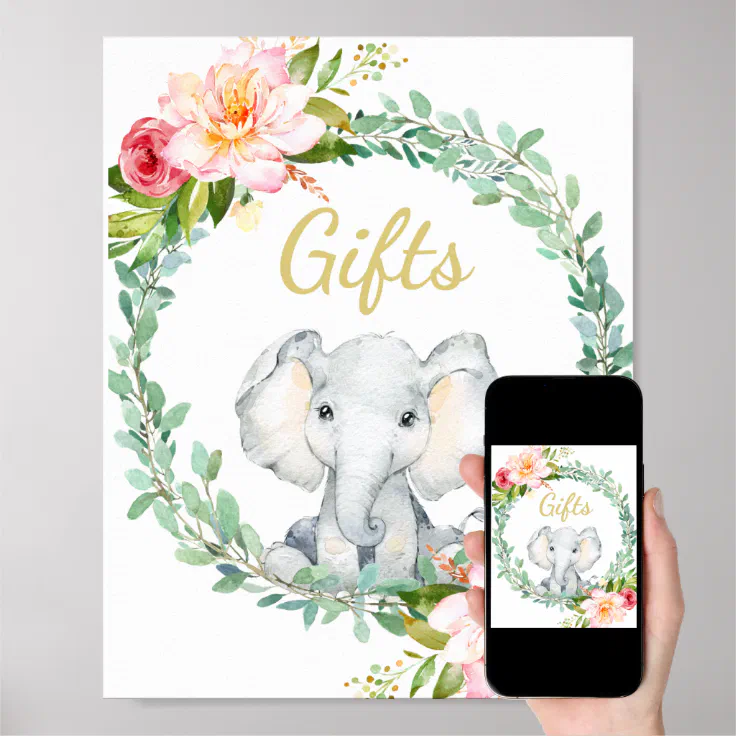 Gift Table sign for baby shower | Zazzle