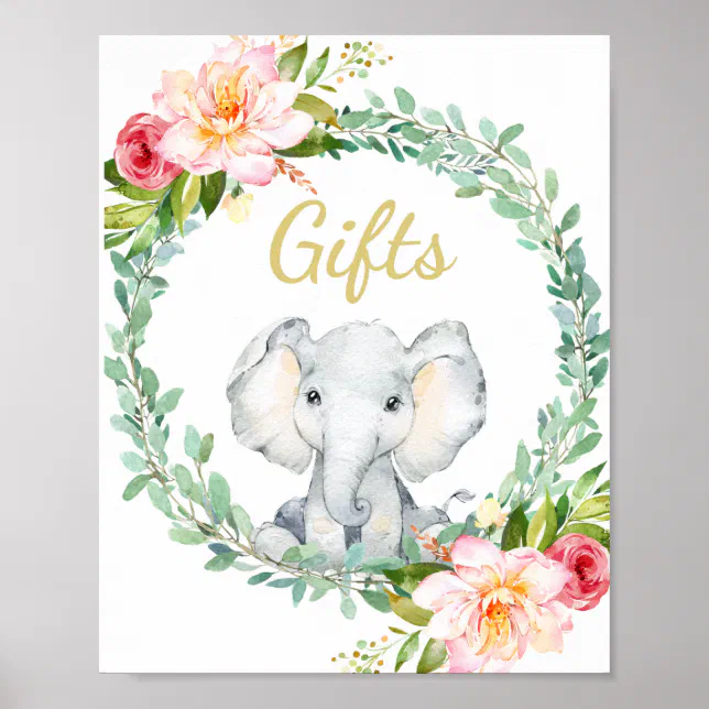 Gift Table sign for baby shower | Zazzle