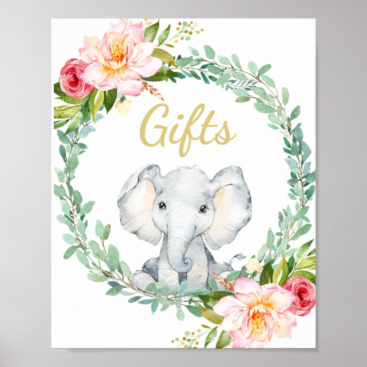 Gift Table sign for baby shower | Zazzle
