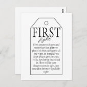 Gift Tag for Wine Bottle - First Fight Postcard | Zazzle