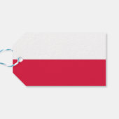 Gift Tag with Flag of Poland | Zazzle