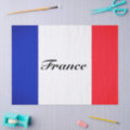 Gift Tissue Paper with French Flag | Zazzle