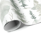 Gift Wrapping Paper Rustic Forest Mountain Cabin | Zazzle