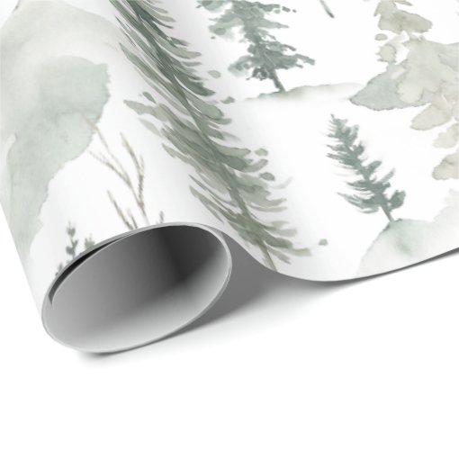 Gift Wrapping Paper Rustic Forest Mountain Cabin | Zazzle