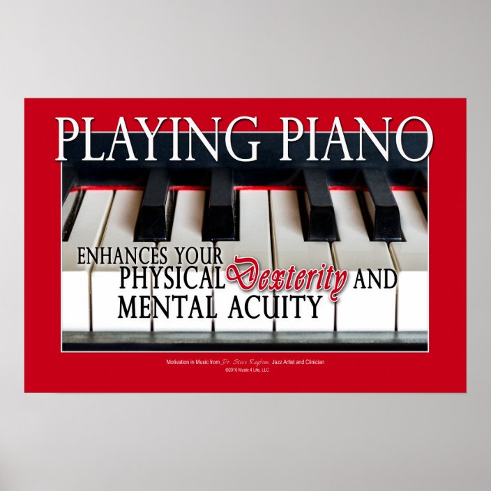 Gifts for Piano Students - Piano Education Poster | Zazzle.com