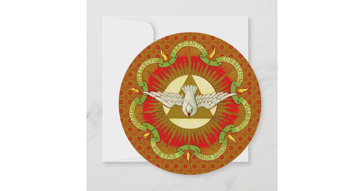 Gifts of the Holy Spirit (BK 026) Greeting Card | Zazzle