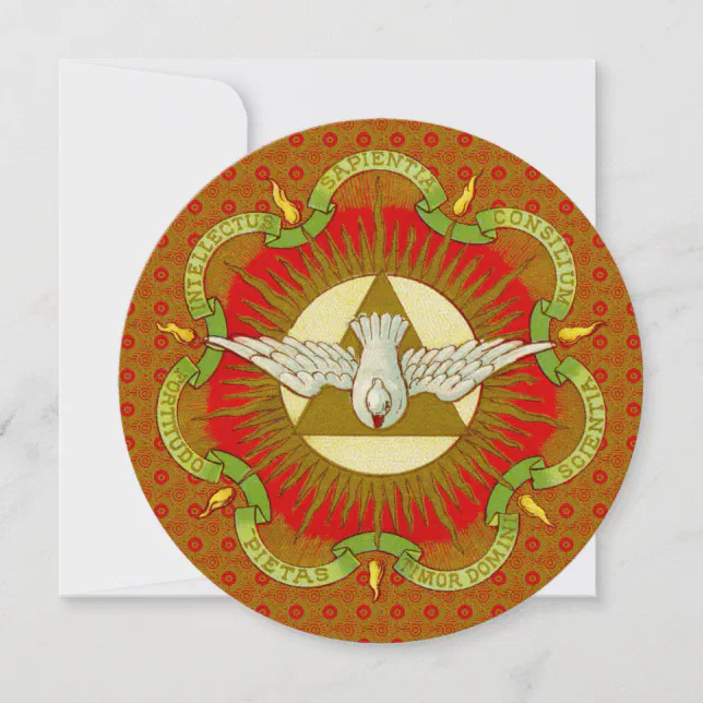 Gifts of the Holy Spirit (BK 026) Greeting Card | Zazzle