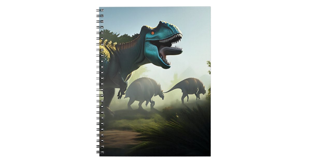 Giganotosaurus Dinosaurs Prowling, Notebook | Zazzle