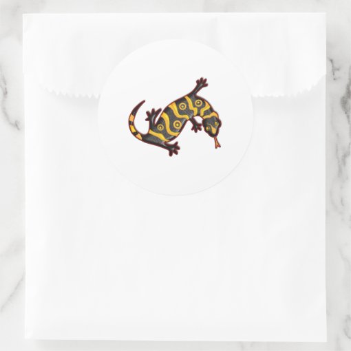 Gila Monster Classic Round Sticker | Zazzle