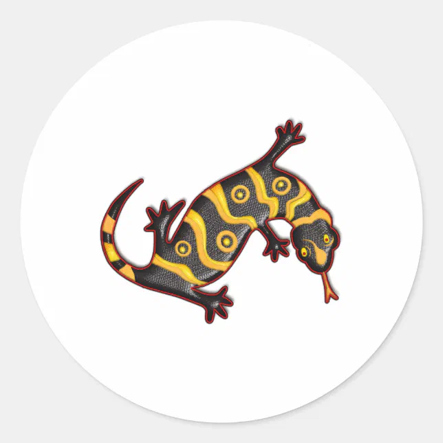 Gila Monster Classic Round Sticker | Zazzle