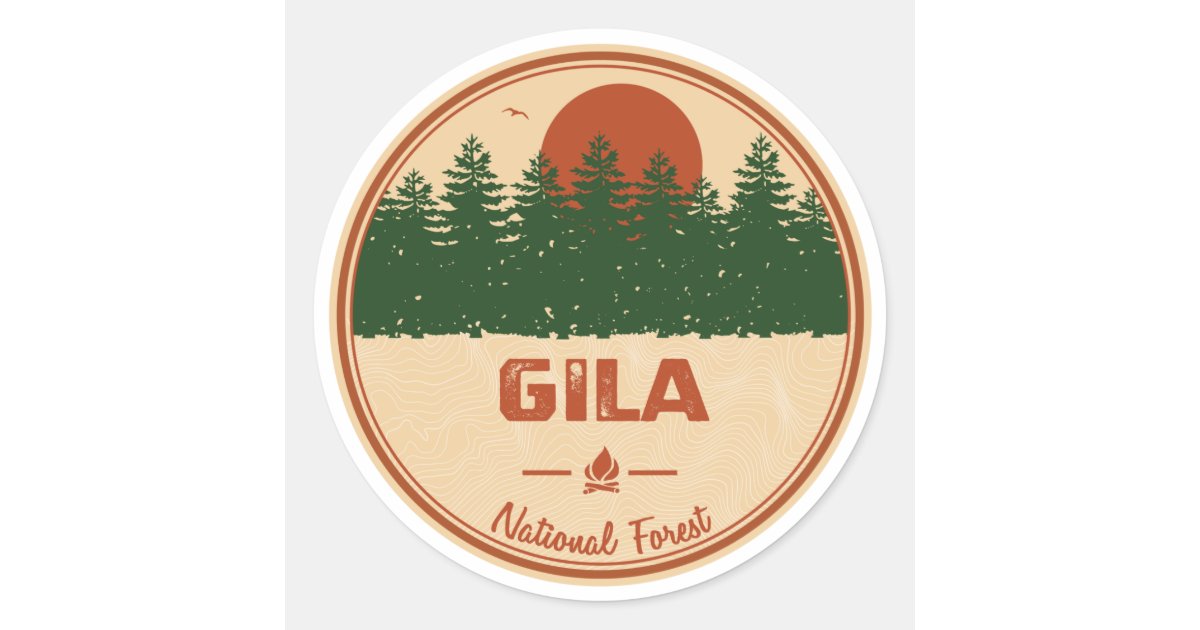 Gila National Forest Classic Round Sticker | Zazzle