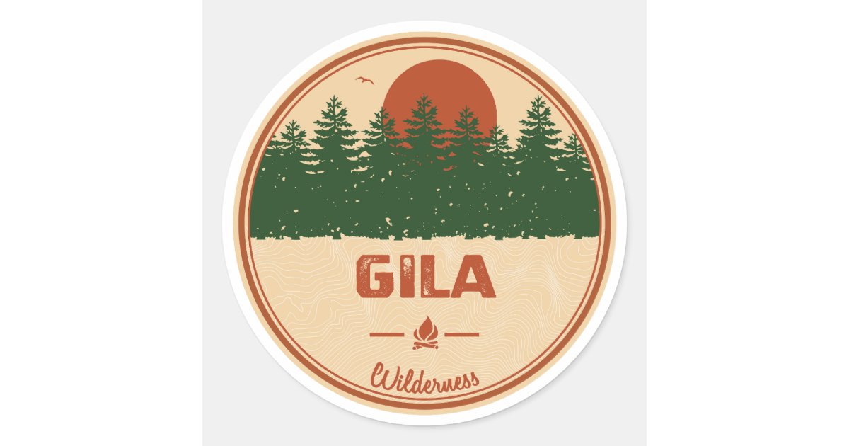 Gila Wilderness New Mexico Classic Round Sticker | Zazzle