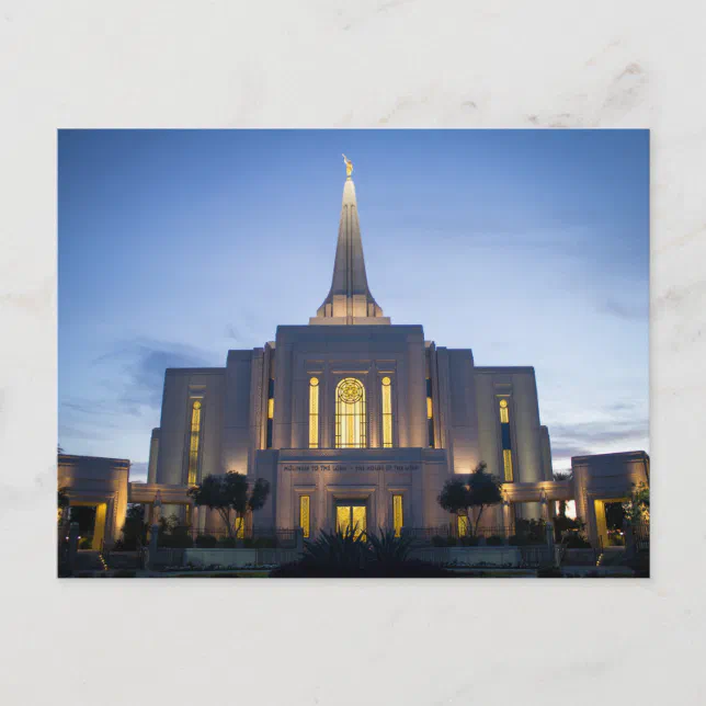 Gilbert, Arizona Temple Postcard | Zazzle