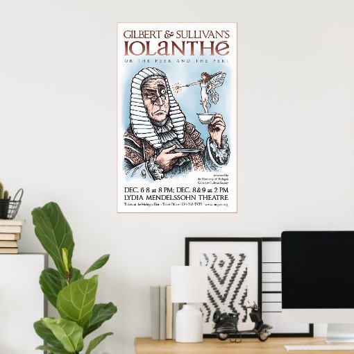 Gilbert & Sullivan's Iolanthe Poster | Zazzle