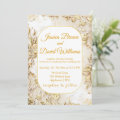 Gilded Bloom Classic Wedding Invitation | Zazzle