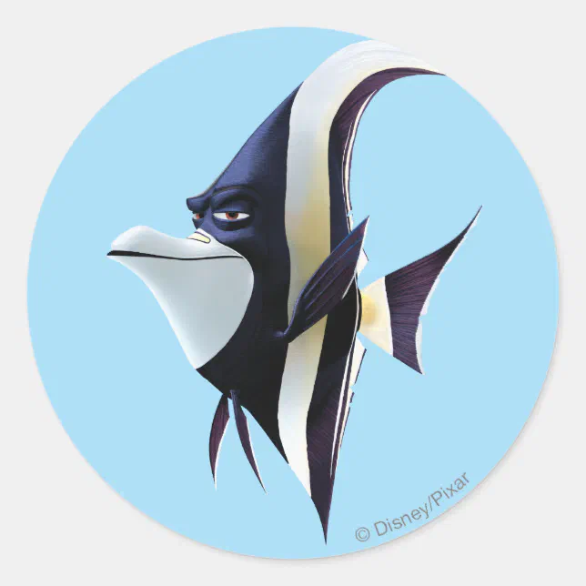 Gill 1 classic round sticker | Zazzle