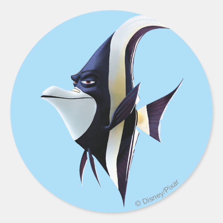 Gill 1 classic round sticker | Zazzle