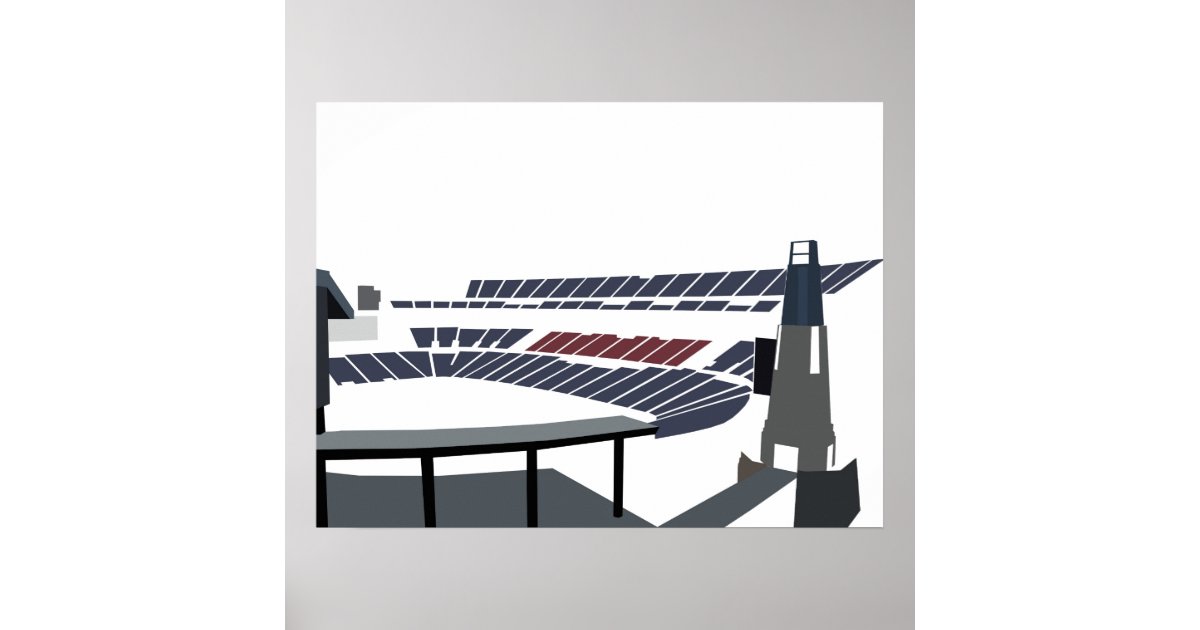 Gillette stadium poster | Zazzle