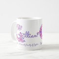 Gillian name meaning decorative G monogram mug | Zazzle