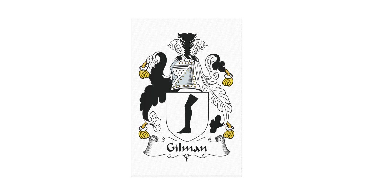 Gilman Family Crest Canvas Print | Zazzle